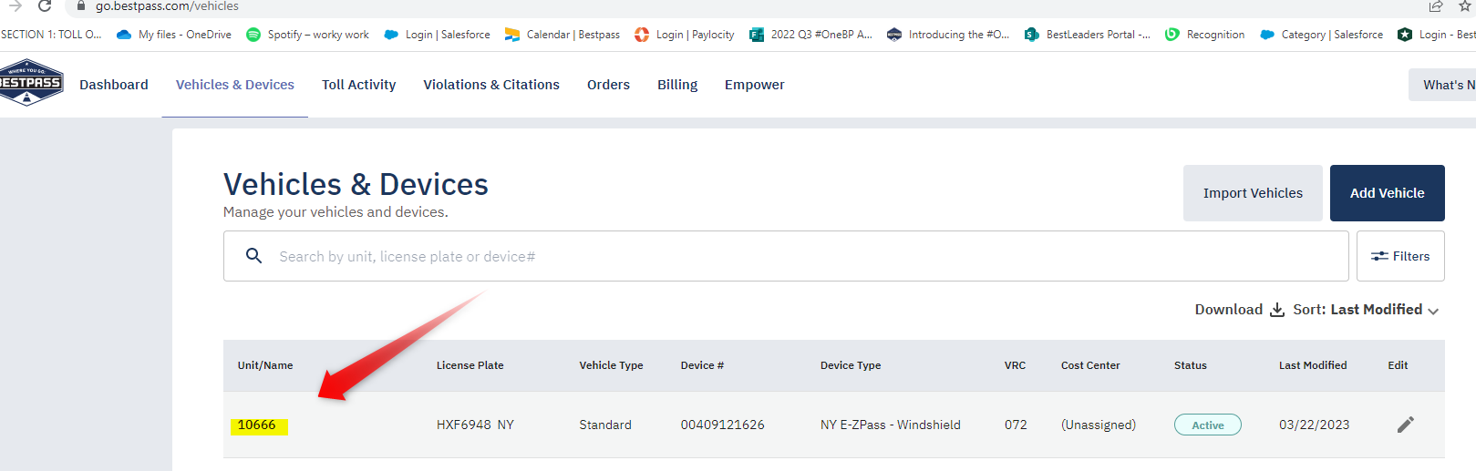How to Add Vehicles in the Portal by Manual Entry