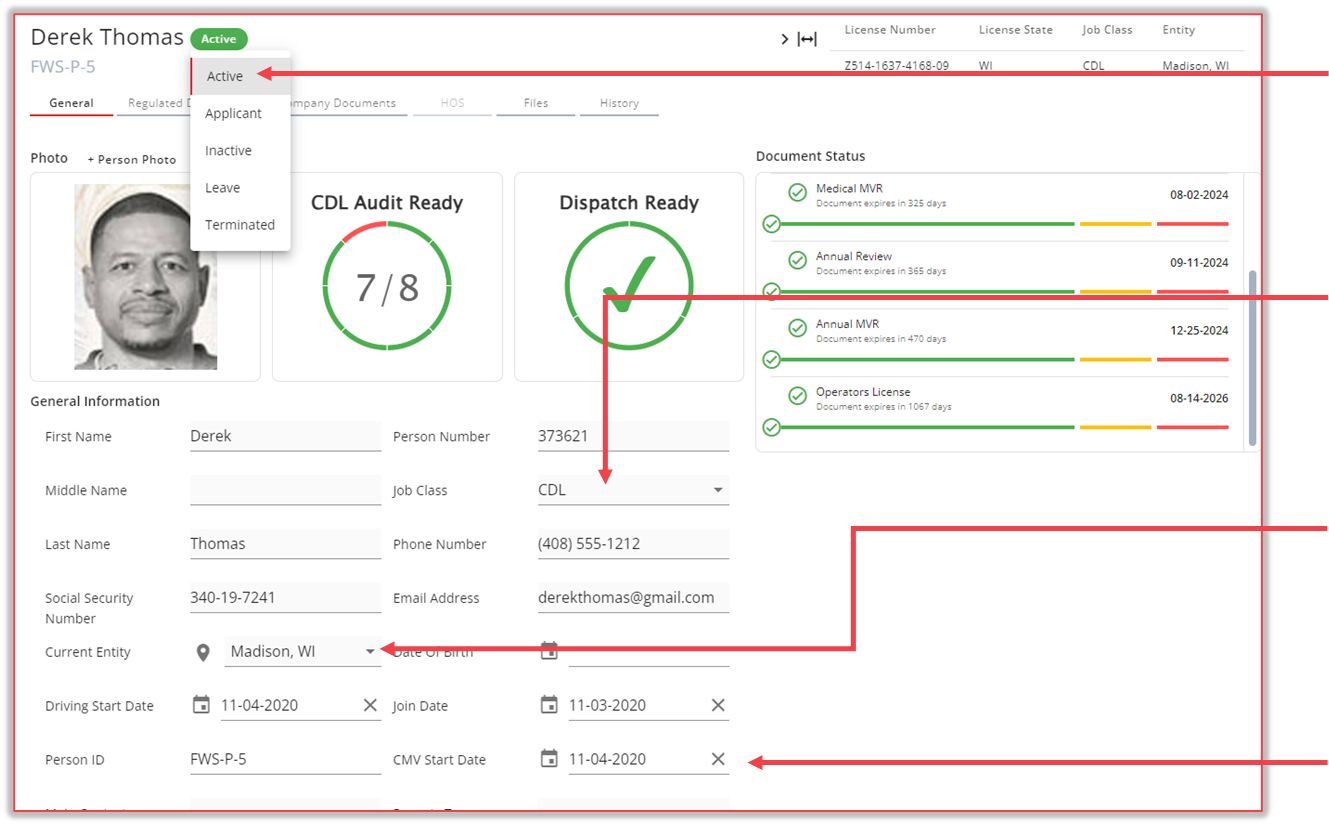 CPSuite New Hire Process Applicant Updating
