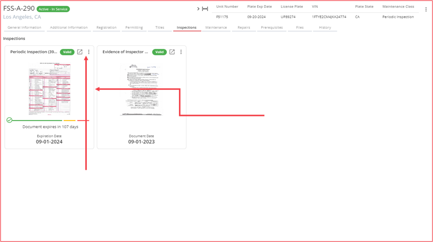 CPSuite Add Asset Inspections